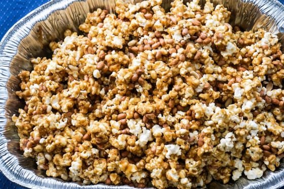 Cracker Jacks: Caramel Popcorn with Peanuts Recipe - Grace Like Rain Blog