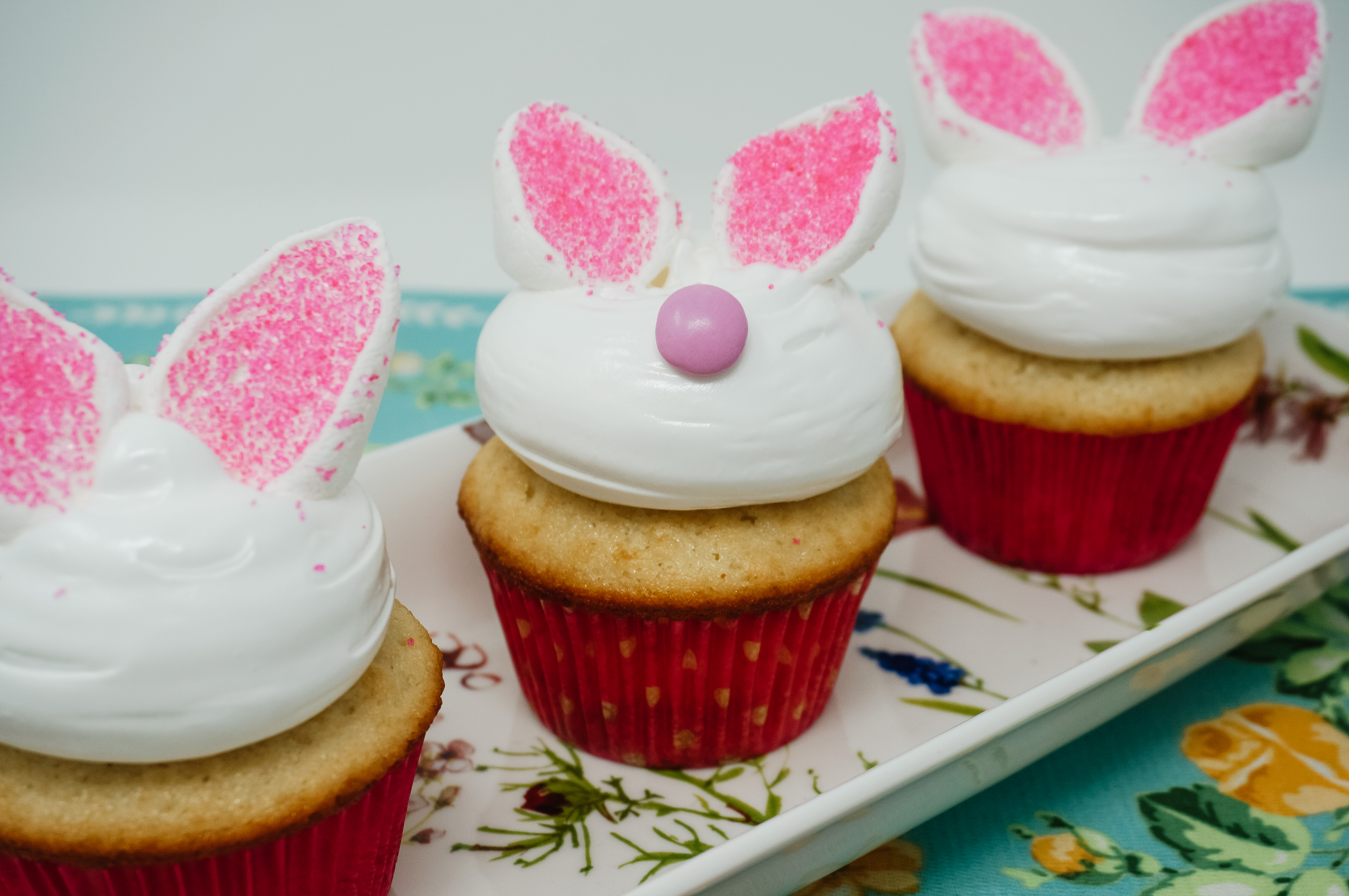 Easy Easter Bunny Cupcakes (Cute Marshmallow Bunny Ears) - Grace Like ...