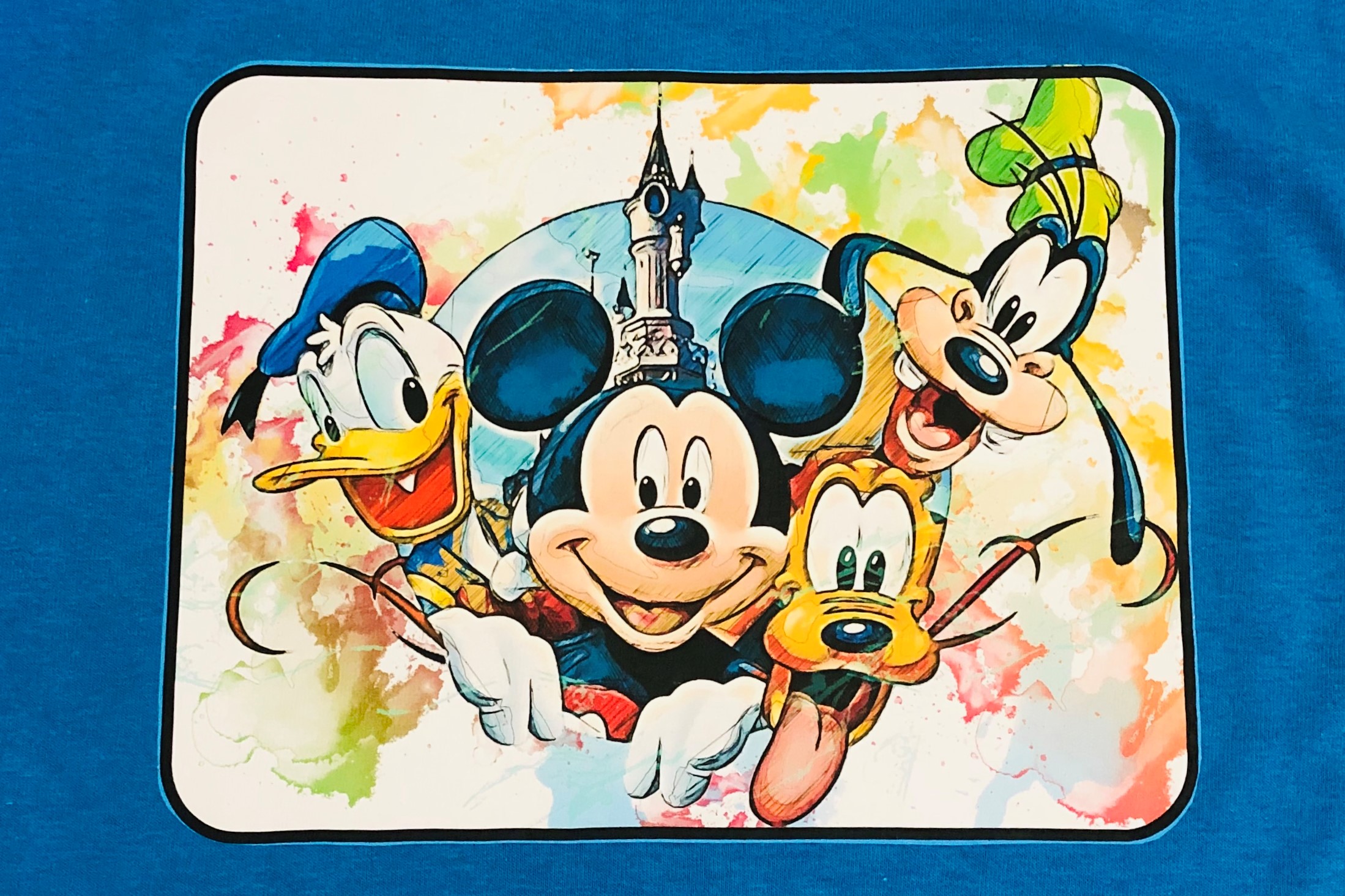 DIY Colorful Disney Shirts - Grace Like Rain Blog