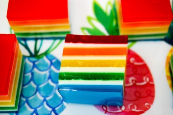 Hawaiian Layered Jello - Grace Like Rain Blog