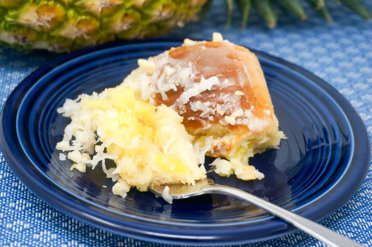 Pineapple Coconut Sweet Rolls - Grace Like Rain Blog