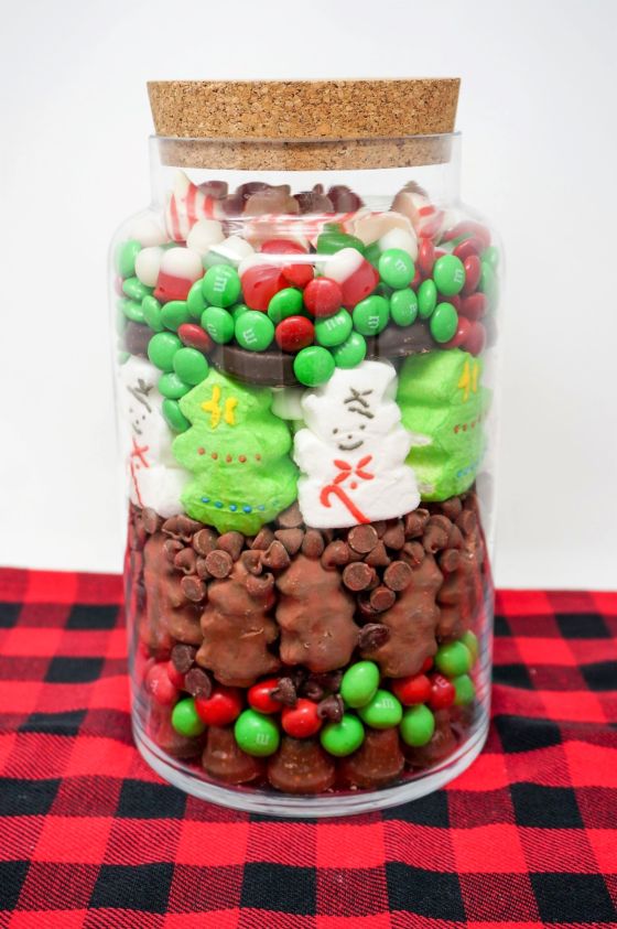 Christmas Candy Jar - Grace Like Rain Blog