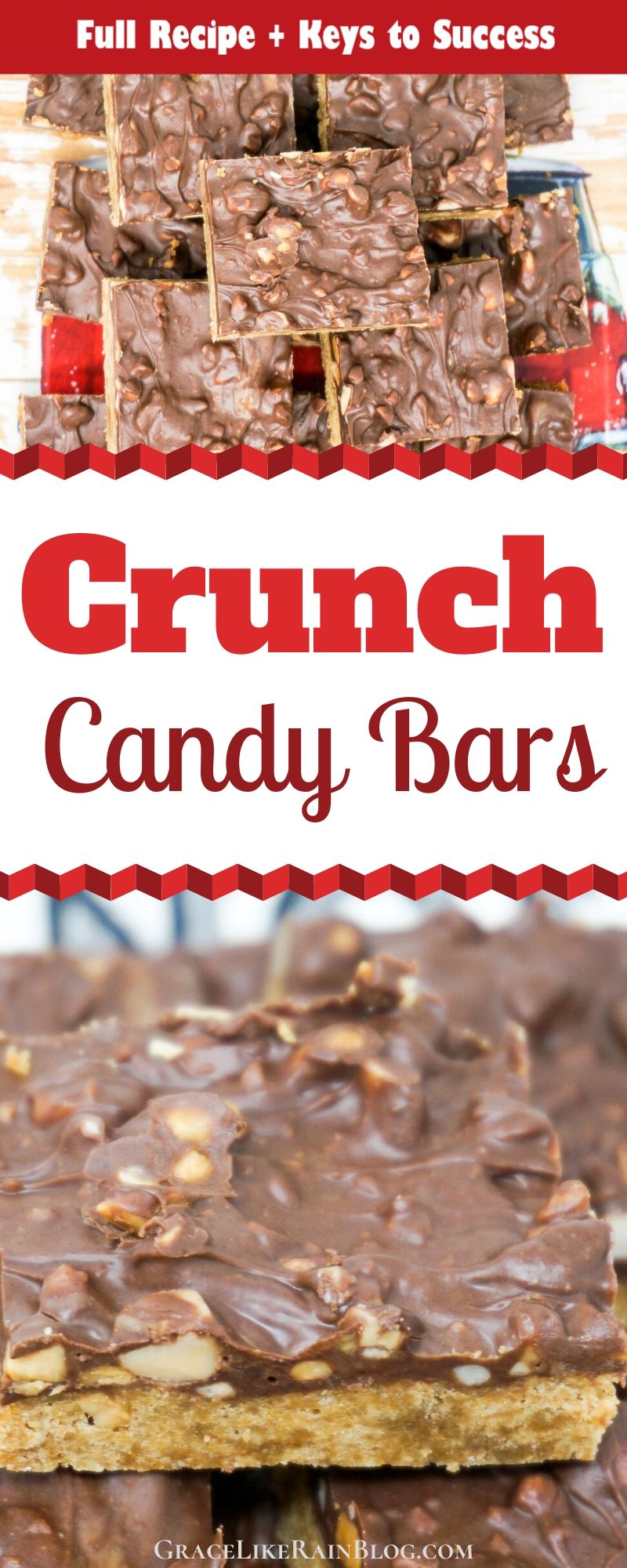 Peanut Butter Crunch Bars - Grace Like Rain Blog
