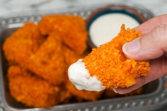 Air Fryer Cheesy Dorito Bites - Grace Like Rain Blog