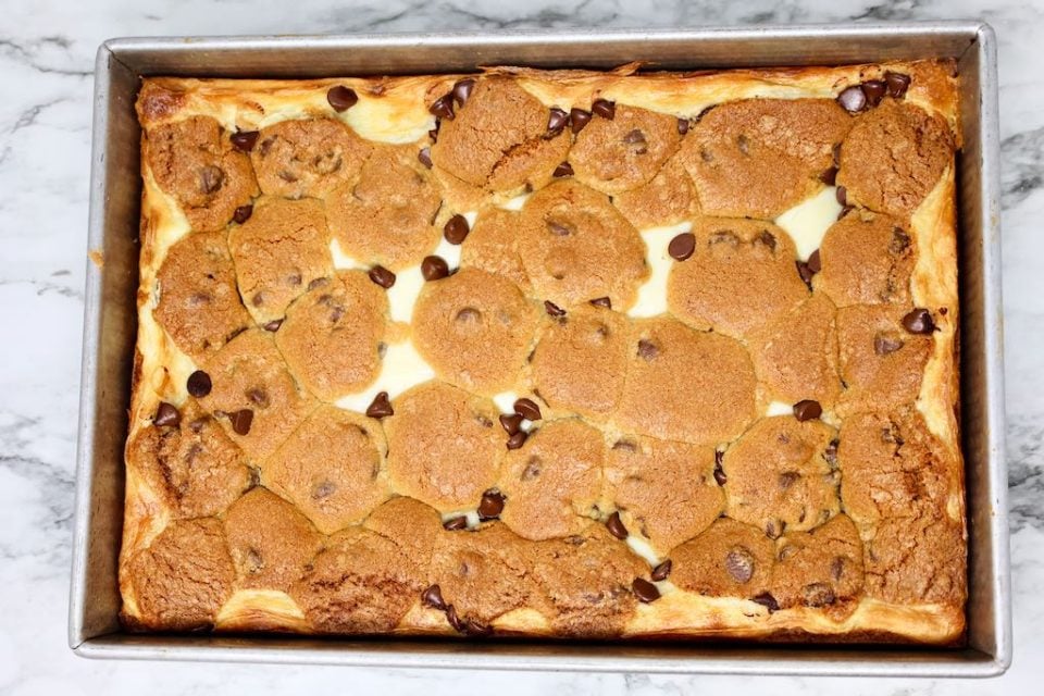 Chocolate Chip Cookie Cheesecake Bars: A 9x13 Pan Recipe - Grace Like ...