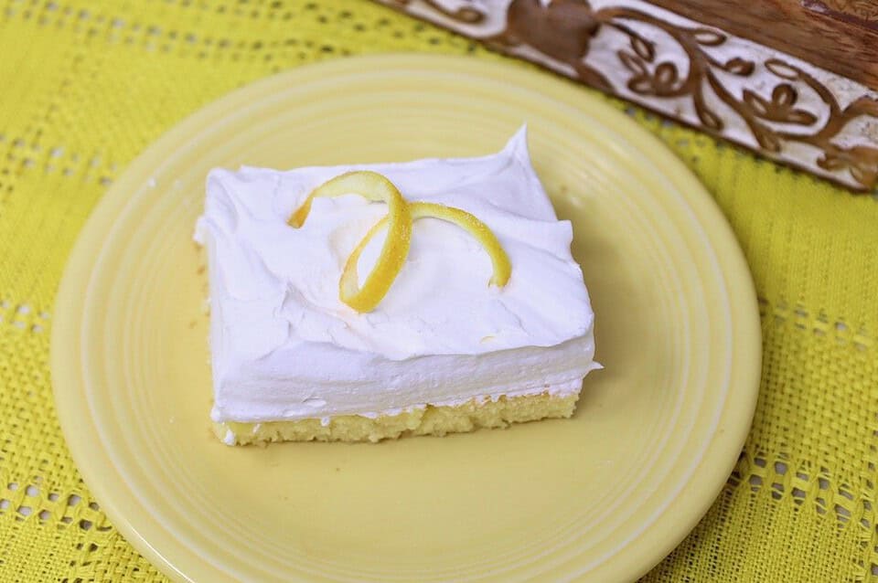 Lemon Angel Cake - Grace Like Rain Blog