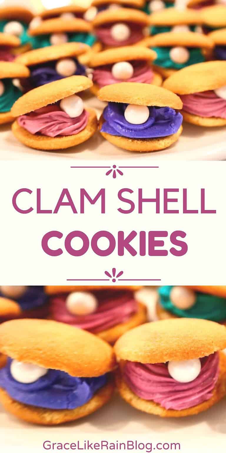 Clam Shell Cookies - Grace Like Rain Blog