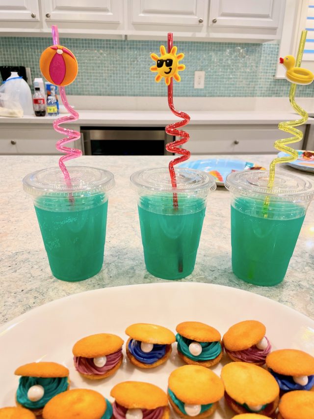 Blue Tropical Party Punch - Grace Like Rain Blog