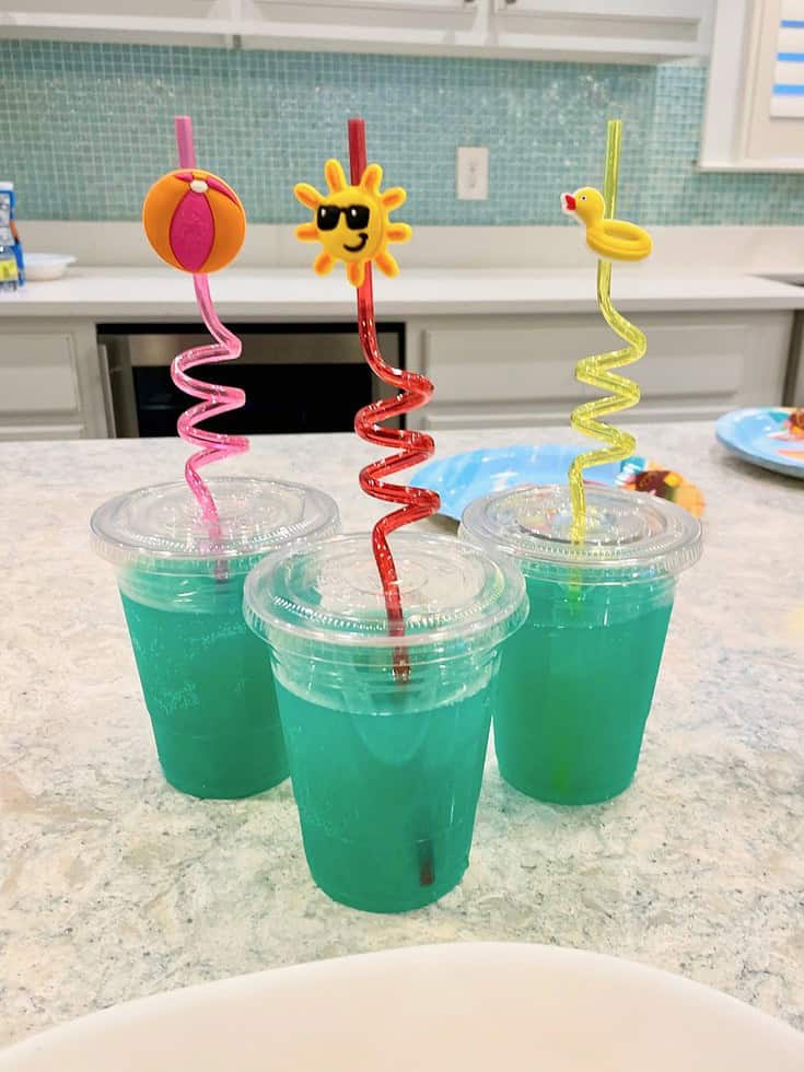 Blue Tropical Party Punch - Grace Like Rain Blog