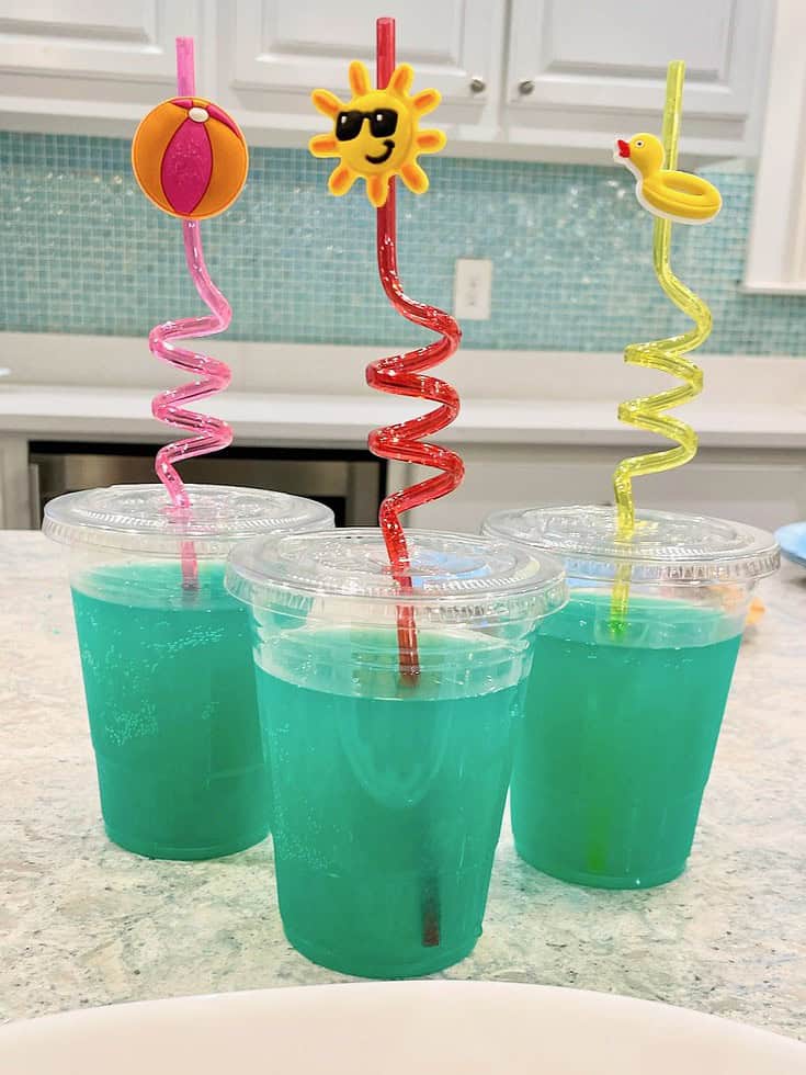 Blue Tropical Party Punch - Grace Like Rain Blog