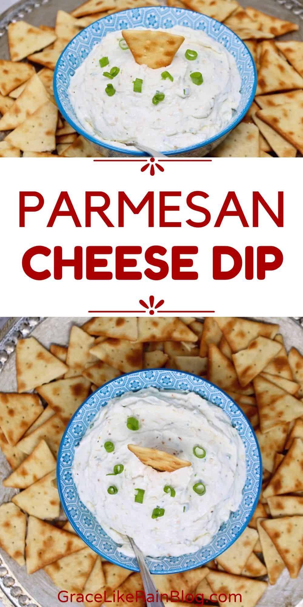 Italian Parmesan Cheese Dip With Cream Cheese - Grace Like Rain Blog