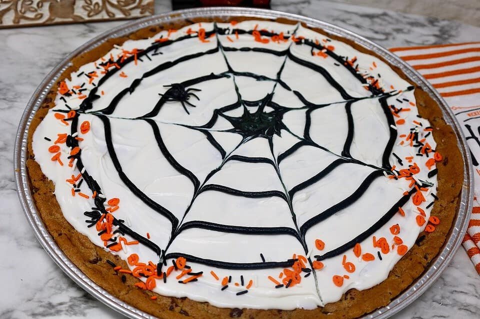 Spider Web Cookie Cake - Grace Like Rain Blog