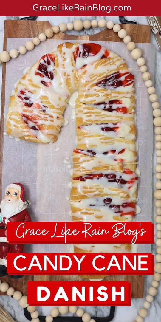 Crescent Roll Candy Cane Danish - Grace Like Rain Blog