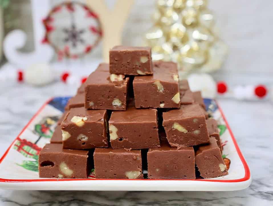 No-Fail Microwave Fudge Made with Powdered Sugar - Grace Like Rain Blog