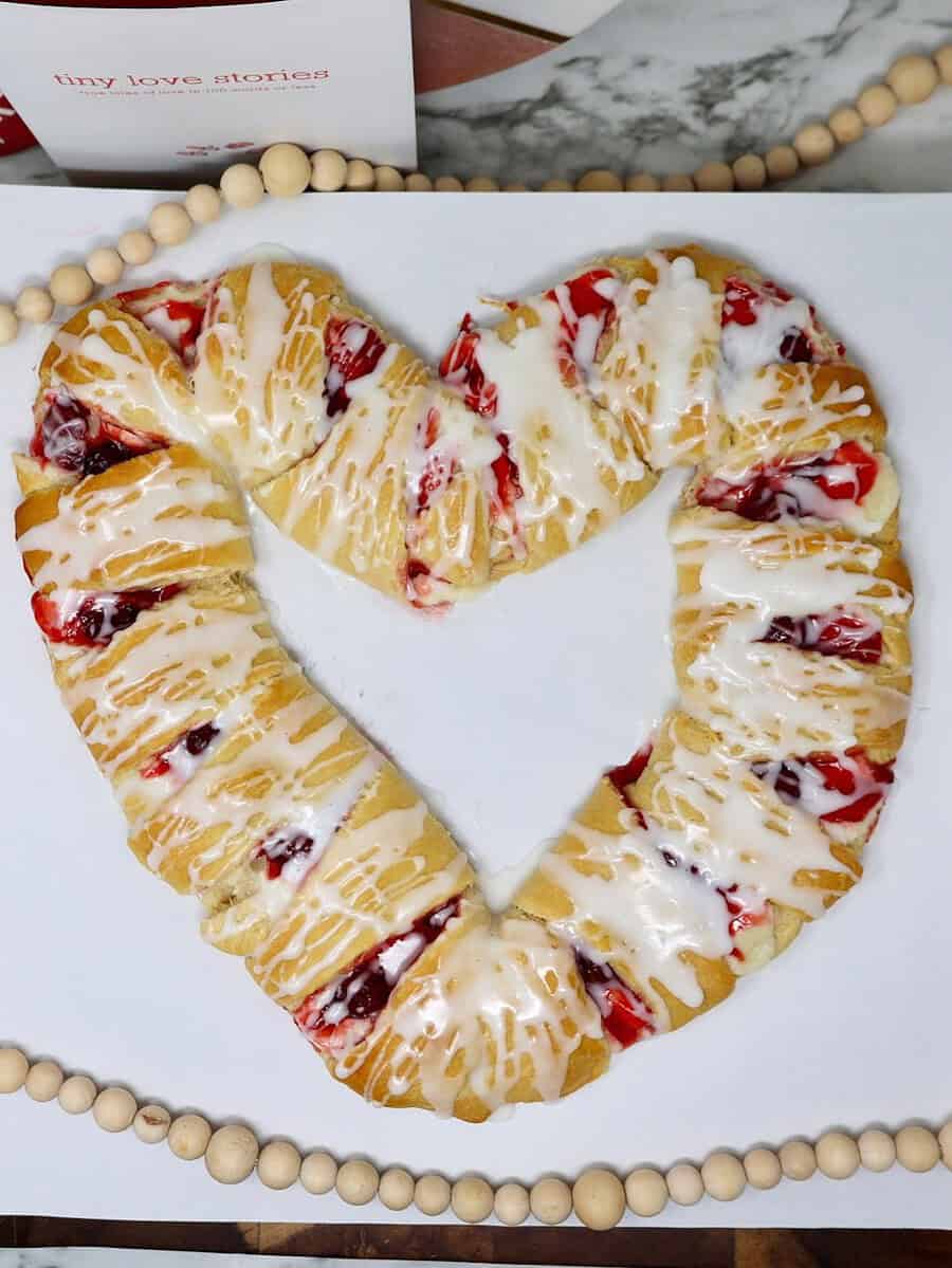 Crescent Roll Heart Danish - Grace Like Rain Blog