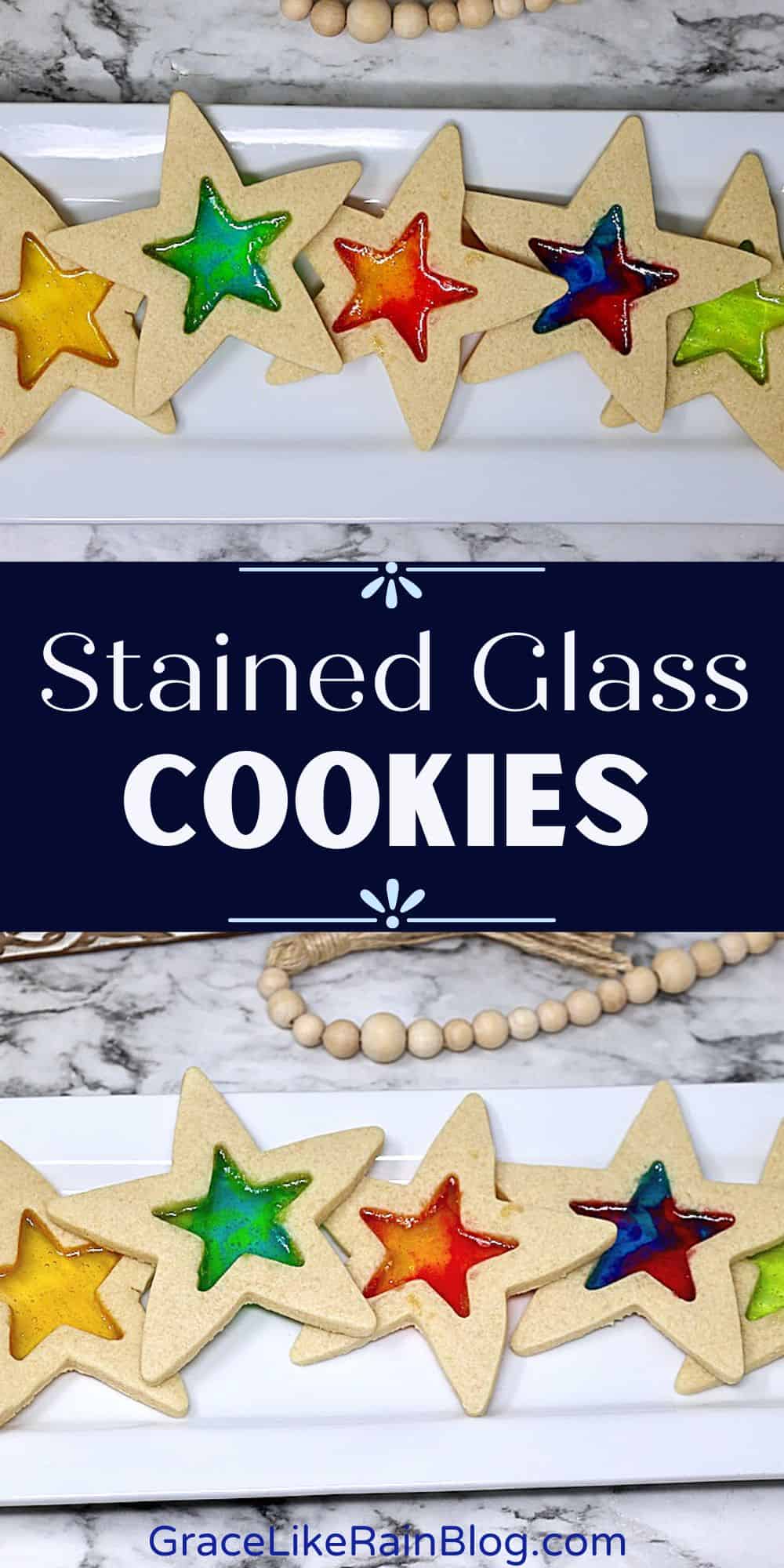 Stained Glass Cookies - Grace Like Rain Blog