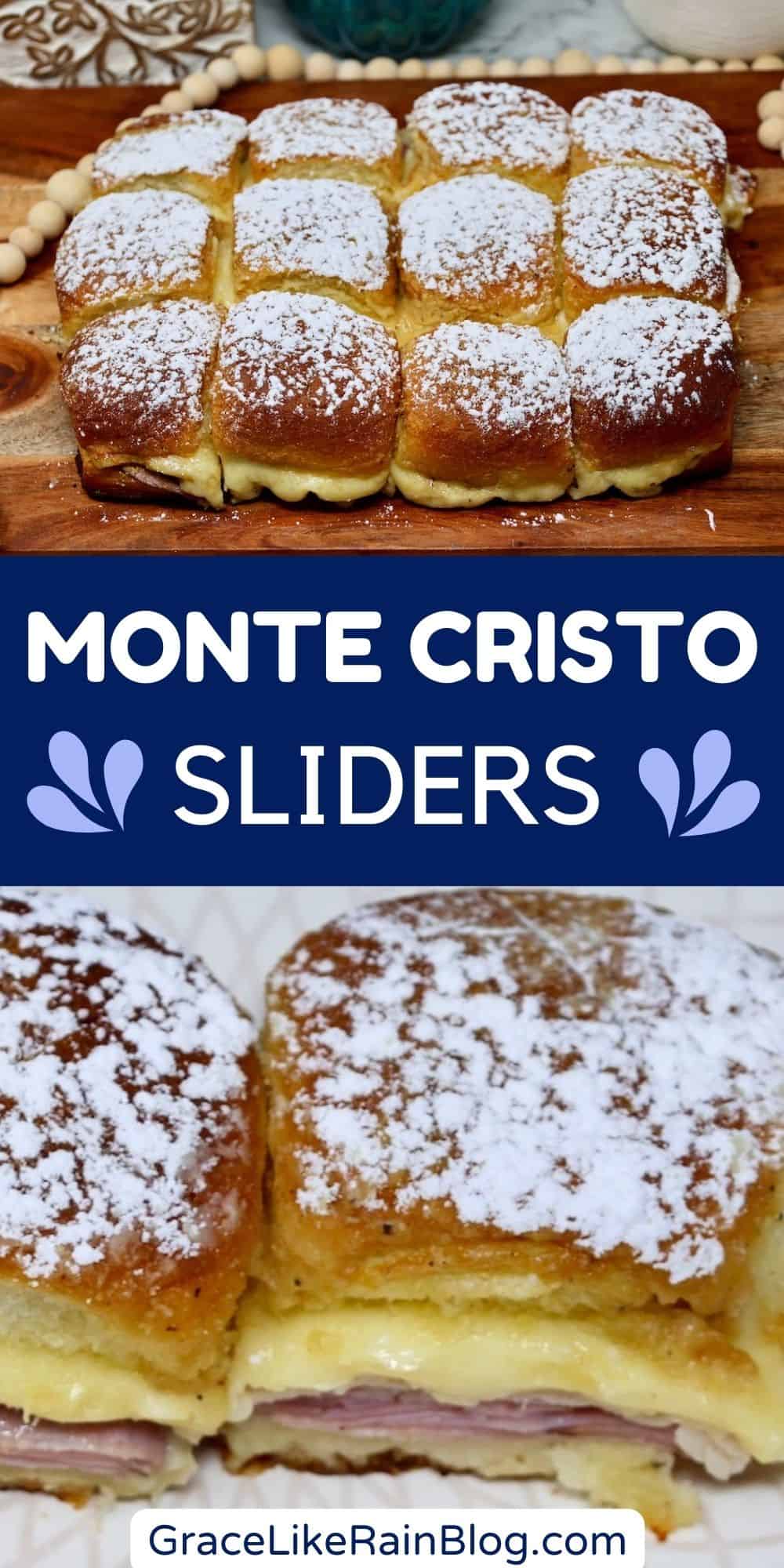 Monte Cristo Sandwich Sliders with Hawaiian Rolls - Grace Like Rain Blog