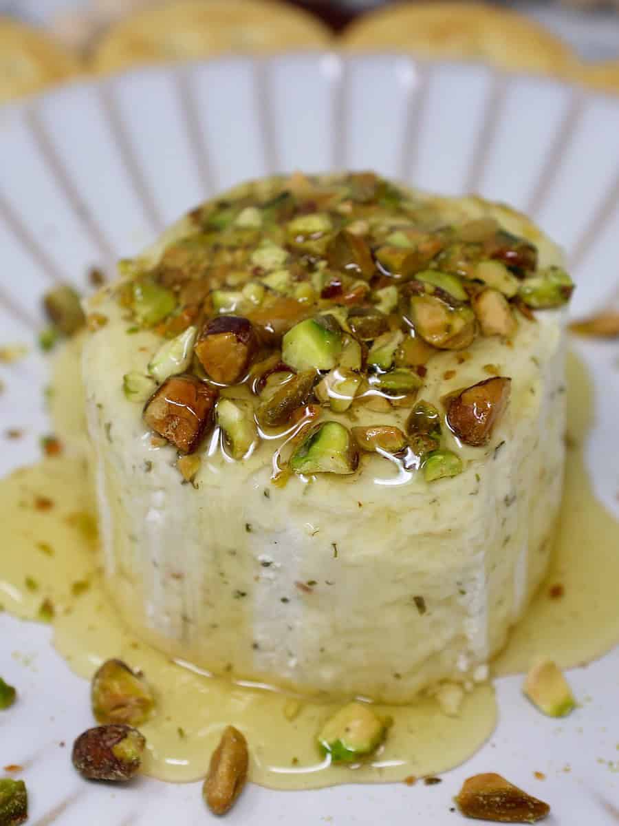 Boursin Pistachio Honey Dip (Easy 5-Minute Appetizer) - Grace Like Rain ...