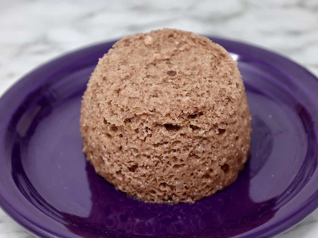 Chocolate Angel Food Mug Cake In the Microwave - Grace Like Rain Blog