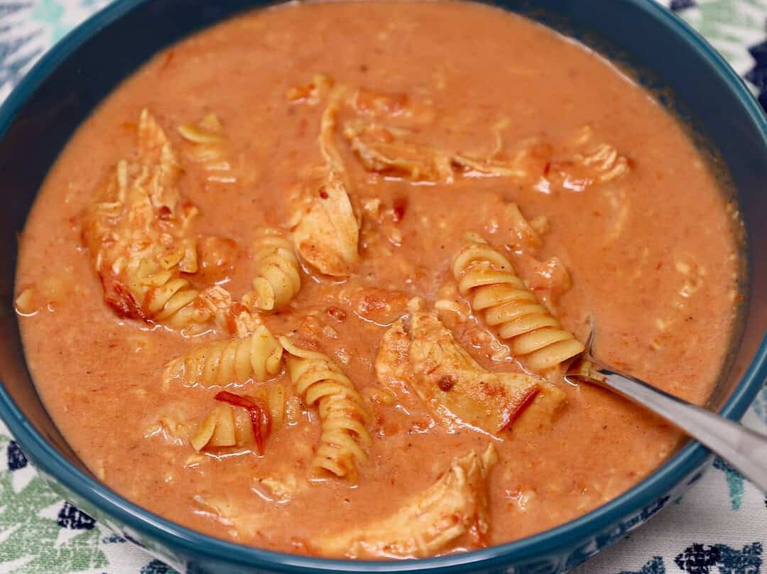 Crock Pot Chicken Parmesan Soup Recipe - Grace Like Rain Blog