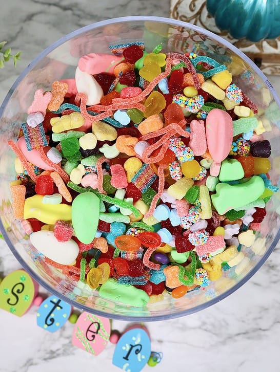Easy Easter Candy Salad Recipe (TikTok Viral Party Candy Mix) - Grace ...