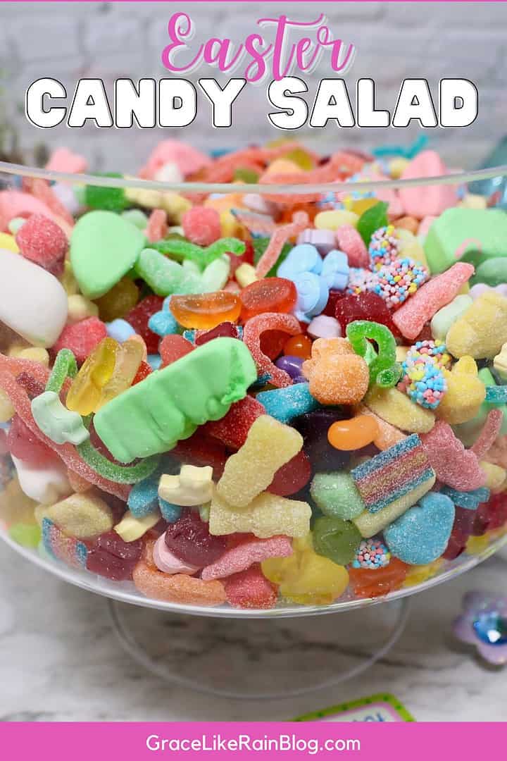 Easy Easter Candy Salad Recipe (TikTok Viral Party Candy Mix) - Grace ...