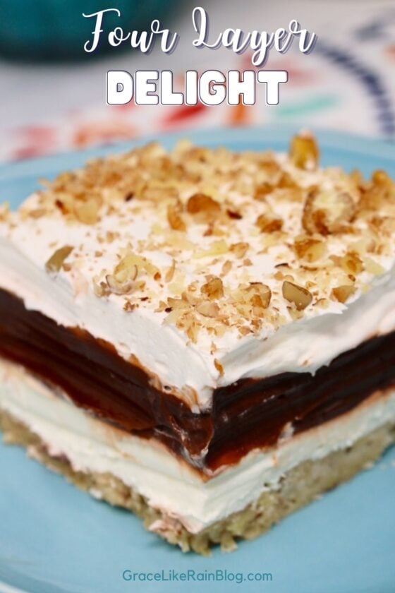 Old-Fashioned 4 Layer Delight Recipe (Classic Chocolate Four Layer ...