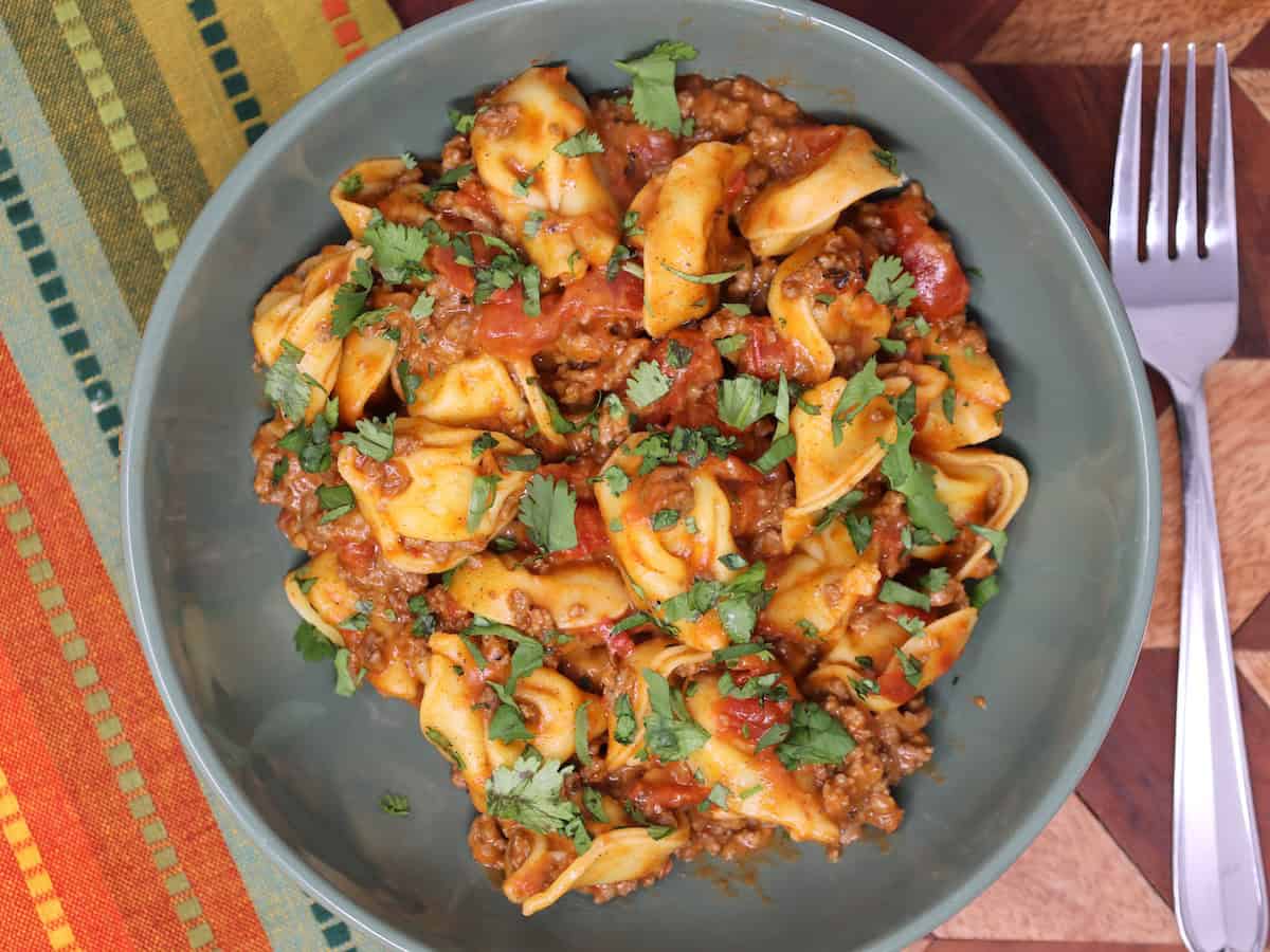 30-Minute Taco Tortellini Recipe - Grace Like Rain Blog