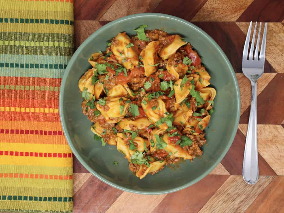 30-Minute Taco Tortellini Recipe - Grace Like Rain Blog