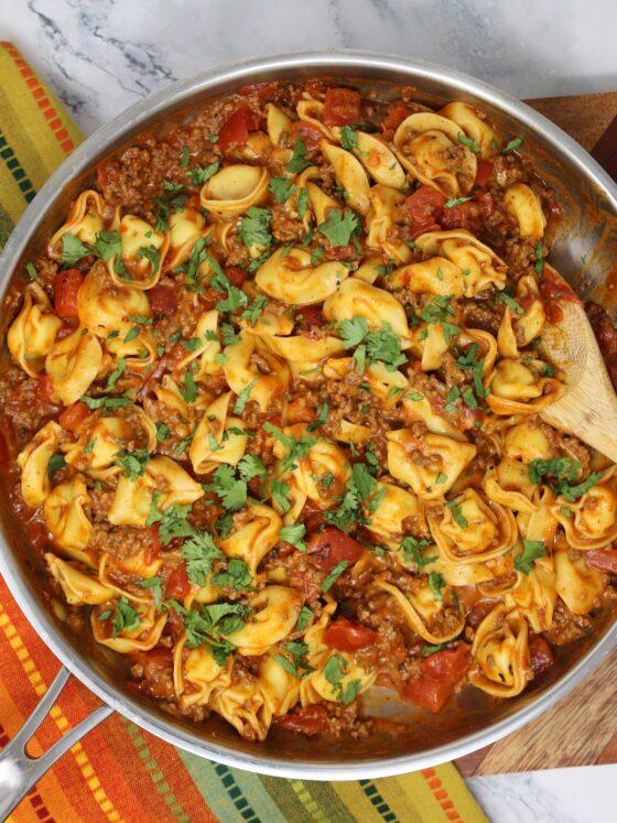 30-Minute Taco Tortellini Recipe - Grace Like Rain Blog