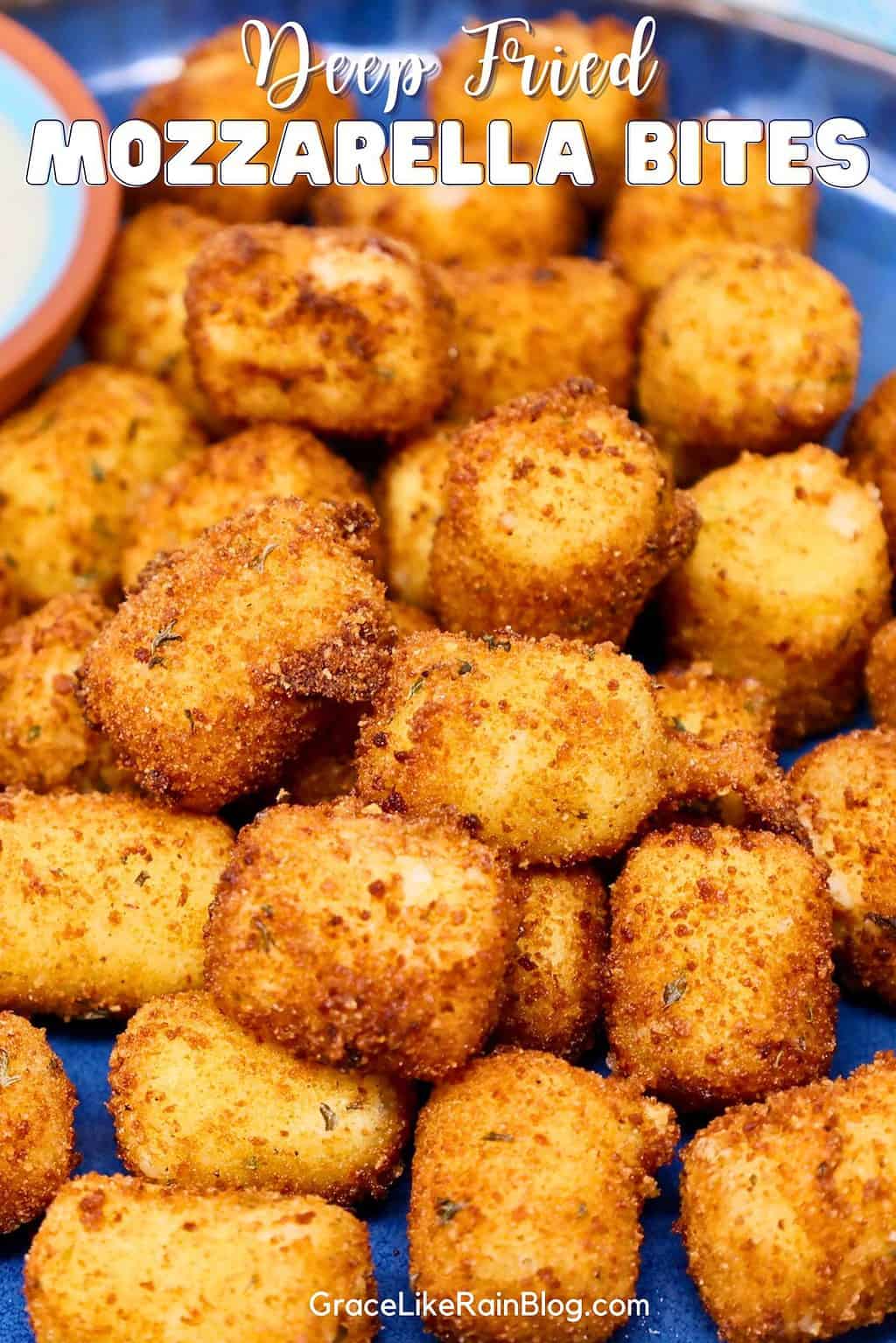 Deep Fried Mozzarella Bites - Grace Like Rain Blog
