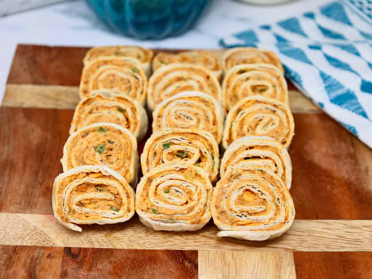 Mexican Tortilla Pinwheels With Chorizo Sausage - Grace Like Rain Blog