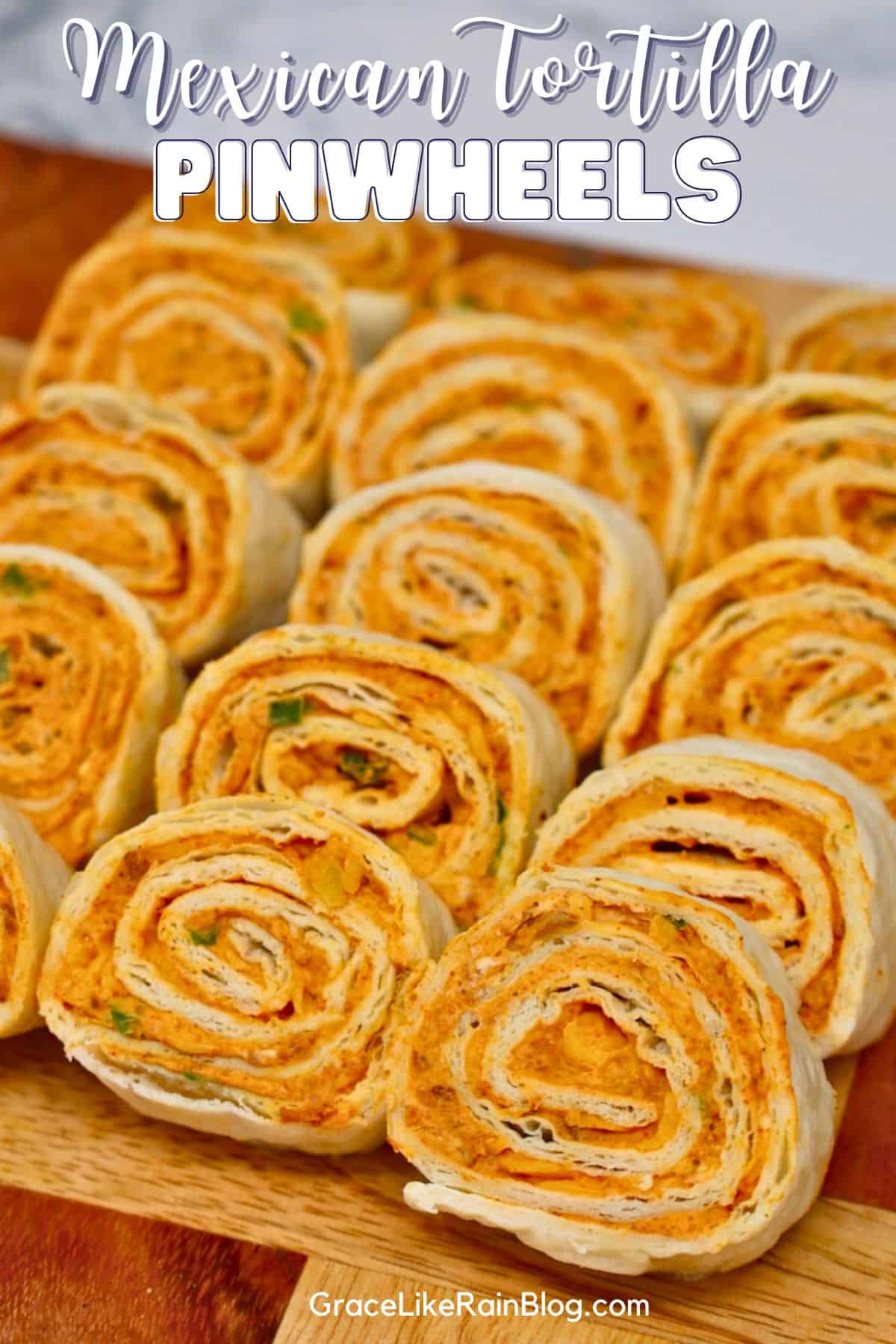 Mexican Tortilla Pinwheels With Chorizo Sausage - Grace Like Rain Blog