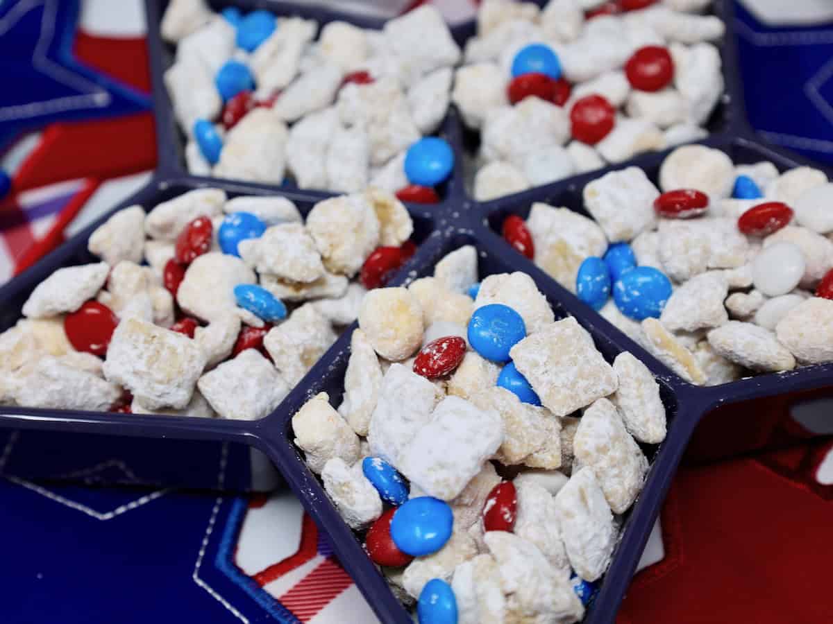 Red White and Blue Puppy Chow - Grace Like Rain Blog