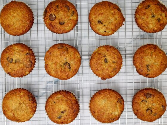 Banana Bread Muffins - Grace Like Rain Blog