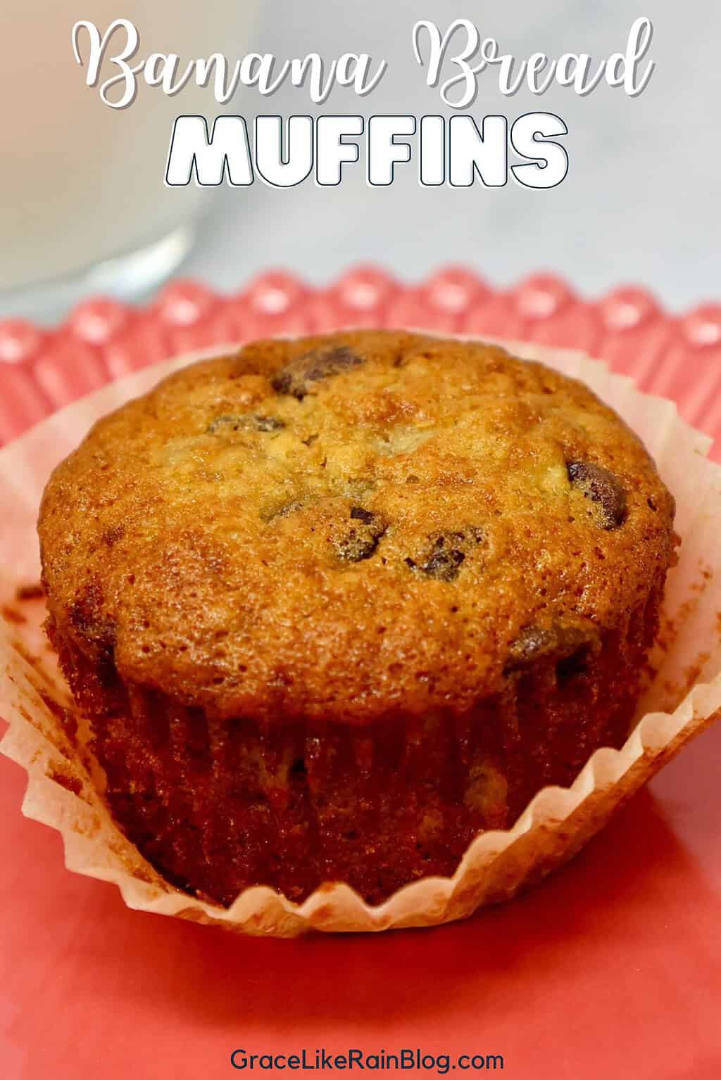 Banana Bread Muffins - Grace Like Rain Blog