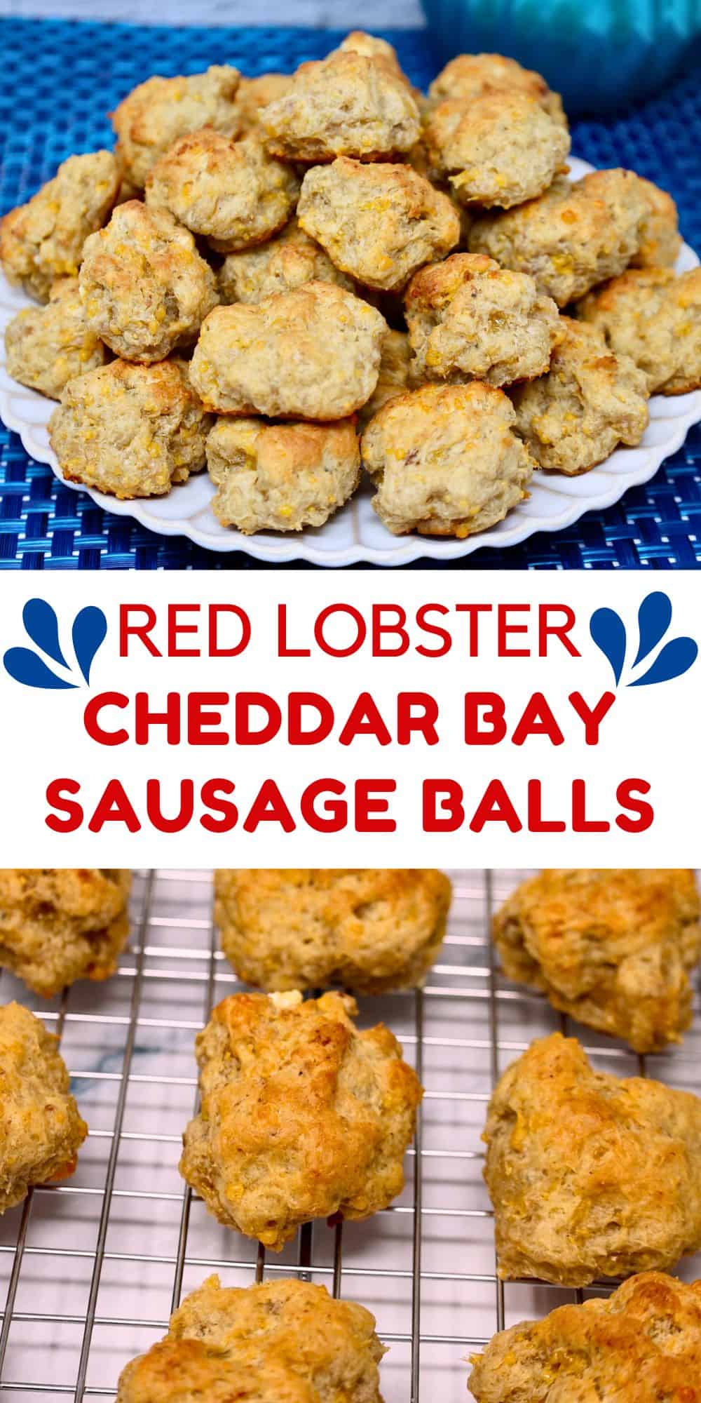 Red Lobster Cheddar Bay Sausage Balls (Easy 4-Ingredient Recipe ...