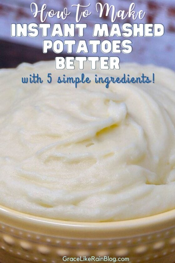 How to Make Instant Mashed Potatoes Taste Homemade (Easy 5-Minute Hack ...