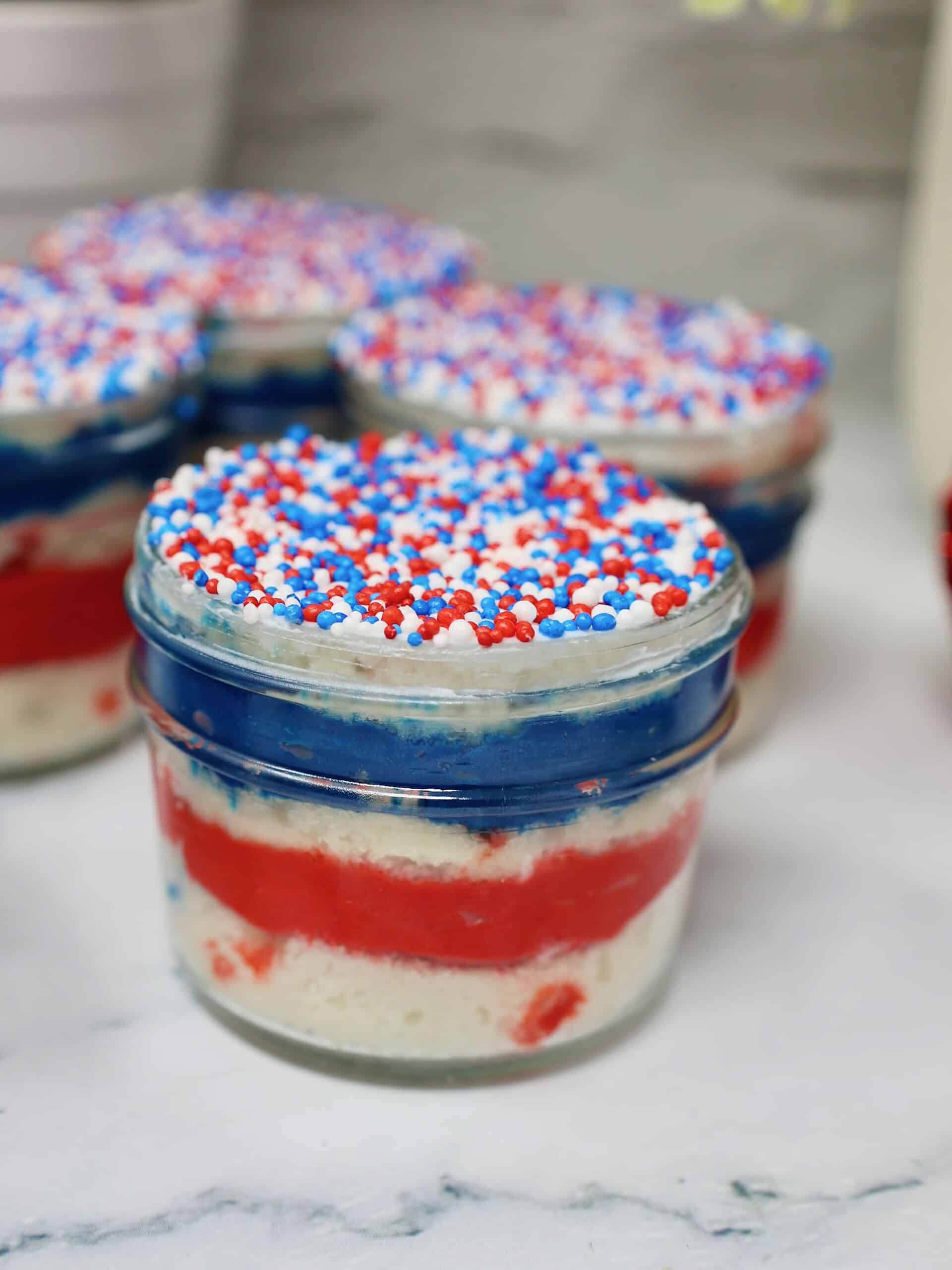 Patriotic Dot Cakes (The Viral Dessert Trend with a Red, White and Blue ...